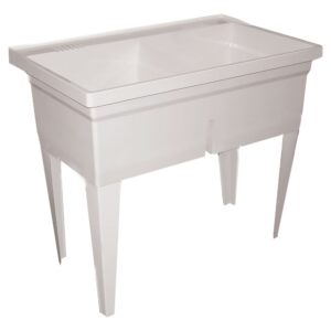 FLTDII Molded Stone Appliance Depth DB Laundry Tub - FIAT Products